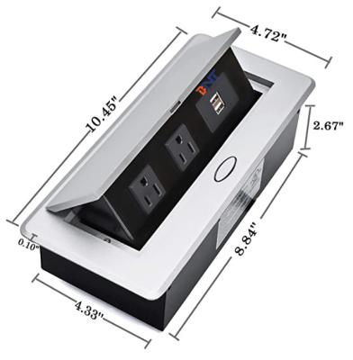 China BNT Flexible Extension Cube Power Pop Up Socket 2.1a Usb For Office for sale
