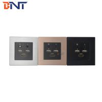 China Aluminum Frame Panel Hotel Room Media Hub Mini Smart All In One Socket for sale