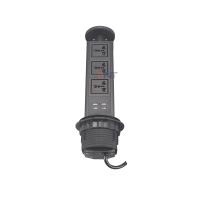 China Tensile Vertical Eu Power Plug Pop Up Counter Outlet For Kitchen for sale