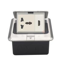 China Universal Power Pop Up Floor Receptacle Outlet Mounted Socket Box for sale