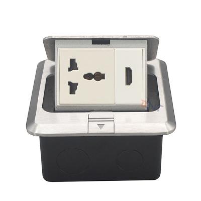 China Universal Power Pop Up Floor Receptacle Outlet Mounted Socket Box for sale