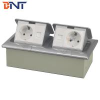 China OEM Rj45 Network Soft Pop Up Floor Socket Outlet Box Customized for sale