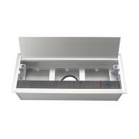 China Brushed Wire Management Desk Cable Box Aluminum Cable Grommet for sale