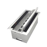 China Double Side Brush Rectangular Computer Cable Grommet Wire Hole Box For 86mm Socket for sale