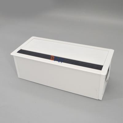 China Rectangular Management Grommet Wire Boxes For Computer Table for sale