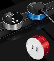 China Power Track and socket Multi-Function Socket UK US DE EU Standard Socket With LED for sale