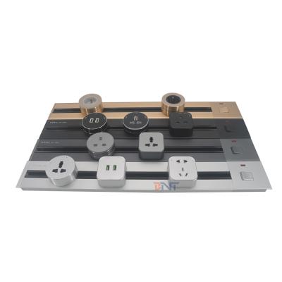 China High Quantity Wall Track Electrical Power Rail Hidden Kitchen Socket for sale