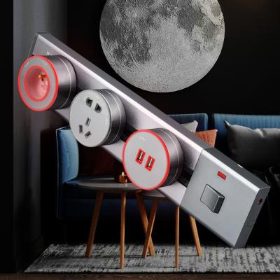 China Removable Electric Power Track With/Without Adapters For Multi Electrical Sockets For home or commercial for sale