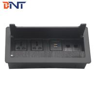 China Boente brush clamshell multifunction brush flip up socket desktop socket with network for sale