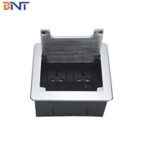 China Boente Flip Cover Aluminum Panel flip up office socket Flip up Interconnect Box socket for sale