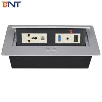 China Conference Table Cable Connection Pop Up Electrical Socket With Usb And HD-MI for sale