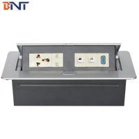 China BNT Multifunction Coffee Pop Up Outlet Socket With VGA And Network For Room Furniture for sale