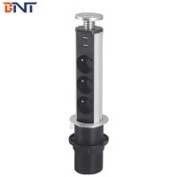 China BNT Hand Pull Pop Up Socket For Home Kitchen Desktop Table Office Worktop With Usb for sale