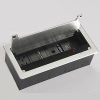China Boente power socket desk mounted brush flip up power data socket with VGA and HD-MI for sale
