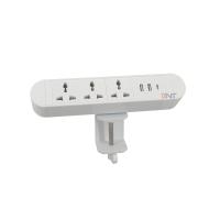 China SASO Desktop Power Outlet Us Clamp On Socket With Type C Usb 3.0 for sale