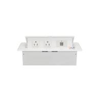 China US Standard Power Socket Pop Up Desktop Socket Outlet With USB For Office for sale