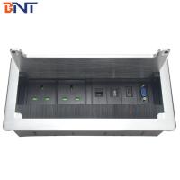 China Smart Office Brush UK Socket Cable Access Management For Conference Table for sale