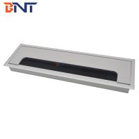 China BNT rectangular alloy computer desk cable generic wire grommet cover cable box for office table for sale