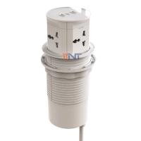 China Lifting Up Tower Extension Multiple Power Socket With Usb Charger Type A Type C for sale