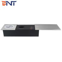 China EU Power Socket Sliding Desktop Mounted Power Data Socket Sliding Open Type Hidden Desktop Socket for sale