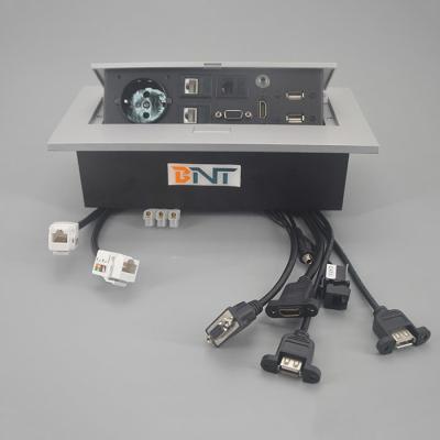 China Table Top Electrical Outlet Socket For Kitchen And Office Power Socket for sale
