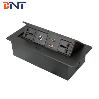 China Furniture Pop Up Concealed Mounted Desk Power Outlet With HDMI USB And Power for sale