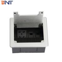 China Flush Mount Electrical Desktop Power Socket Box Flip Up Socket for sale