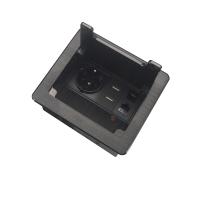 China Conference Office Room Brush Desk Grommet Box Used Aluminum Table for sale
