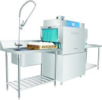China Hotel Door Type Dishwasher Dispenser inside 10KW / 28KW ECO-M90P , Commercial Grade Dishwasher for sale