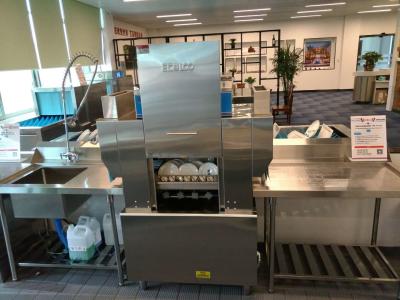 China Commercial Kitchen Dishwashing Equipment  , Restaurant Style Dishwasher for sale