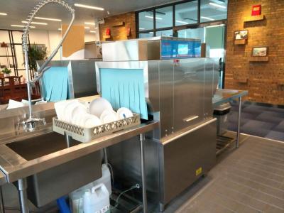 China Dispenser inside Door Type Dishwasher  , Commercial Dishwashing Equipment for sale
