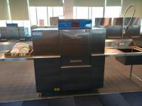 China 10KW / 46KW Restaurant Rack conveyor dishwasher ECO-M140 0.2kw Conveyor Pump for sale