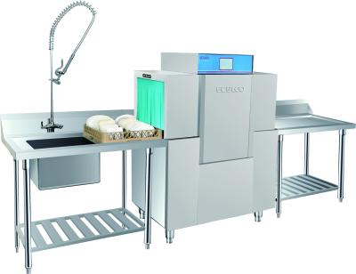 China 10KW / 37.8KW Commercial Dishwashing Machine , Commercial Grade Dishwasher for sale