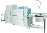 China Stainless Steel Rack conveyor dishwasher ECO-M260PH 20KW / 56KW for Restaurant for sale