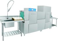 China Stationary Rack Dishwasher  1900H 2600W 750D Dispenser inside for Staff canteens for sale