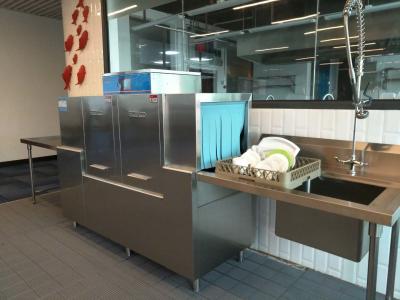 China Hotel Dishwasher Commercial Dishwashing Machine Dispenser inside 1600H 1900W 750D ECO-M190P2 for sale