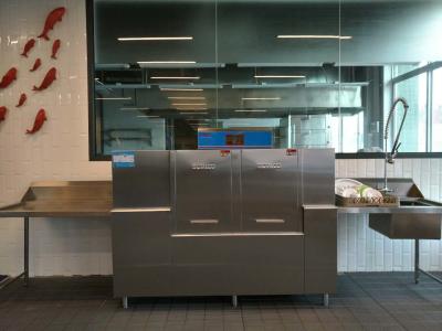 China Staff canteens Stainless Steel Commercial Dishwasher  ECO-M190P2 , Commercial Kitchen Dishwasher for sale