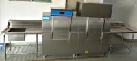 China 0.2kw Commercial Dishwashing Machine , Rack Type Dishwasher 380Kg Weight for sale