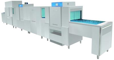 China 46KW / 82KW Flight Type Dishwasher 1900H 8500W 850D for Restaurants for sale