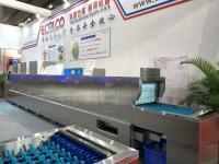 China 56KW / 92KW Stainless Steel Commercial Dishwasher 1900H 9600 W850D for Restaurants for sale