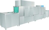 China 42KW / 78KW Hotels Stainless Steel Commercial Dishwasher Dispenser inside for sale