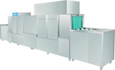 China 42KW/78KW 1900H5800W850D  Long chain dishwasher ECO-L580P2H2 for Restaurants for sale