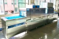 China 630KG Stainless Steel Long chain dishwasher ECO-L530P2H for Hotels for sale