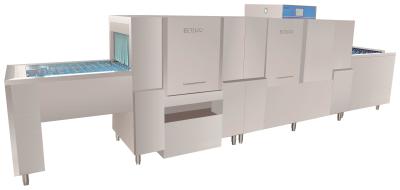 China 25KW/61KW Hotels usage Long chain dishwasher ECO-L540CP2 Dispenser inside for sale