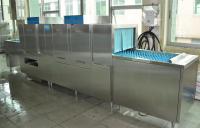 China ISO Stainless Steel Commercial Dishwasher 1600H 5400W 850D Dispenser inside for sale