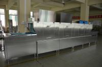 China Dispenser inside  Stainless Steel Long chain dishwasher ECO-L580P2H2 for Central kitchen for sale
