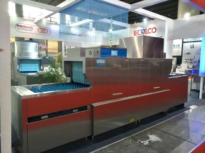 China 21KW/57KW 1900H4700W850D Long chain dishwasher ECO-L470PH for Restaurants for sale