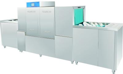 China Stainless Steel Kitchenaid Commercial Dishwasher 23KW / 59KW ECO-L390P2 for sale