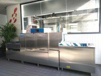 China Restaurant Kitchen Dishwasher 1600H 3900W 850D Dispenser inside ECO-L390P2 for sale