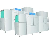 China Rack Type Dishwasher 1900H 2600W 750D Dispenser inside 3.0kw wash pump for sale